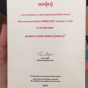 Hallmark | Accessories | Hallmark Inspired Heart Glass Ornament | Poshmark